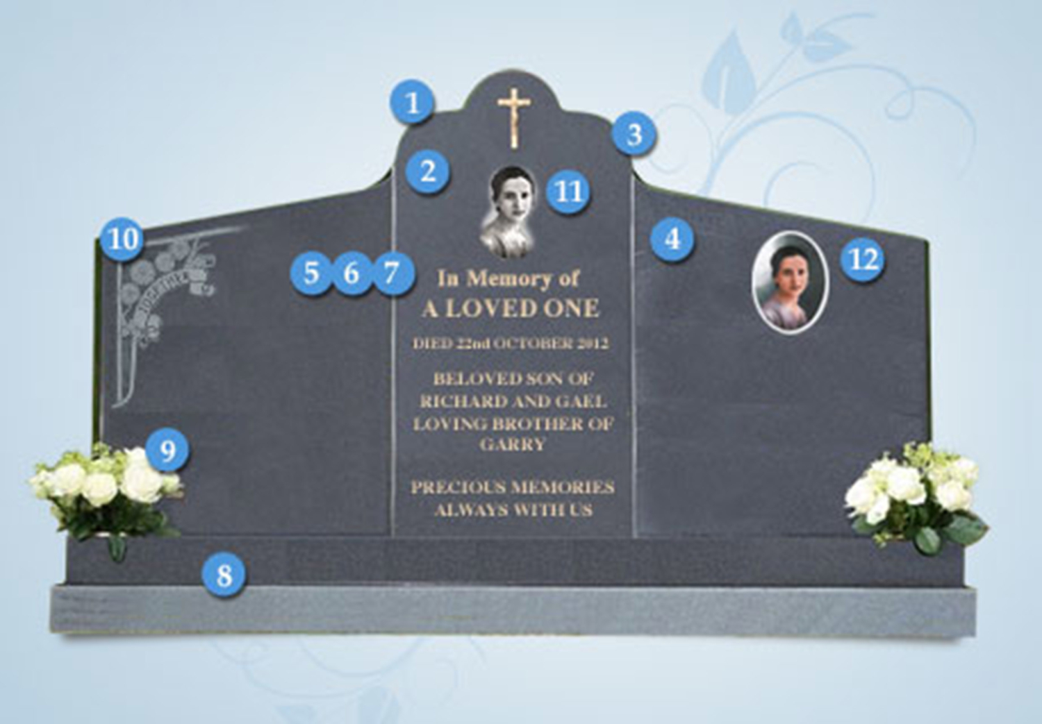 Headstones & Memorials - Willetts Funeral Services